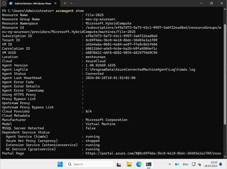 Windows Server 2025 - Part 3 (Azure Arc) - Hybrid Infrastructure and Cloud Architecture