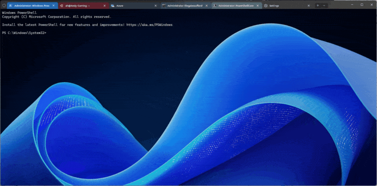 Customized Windows Terminal settings.json for 2025