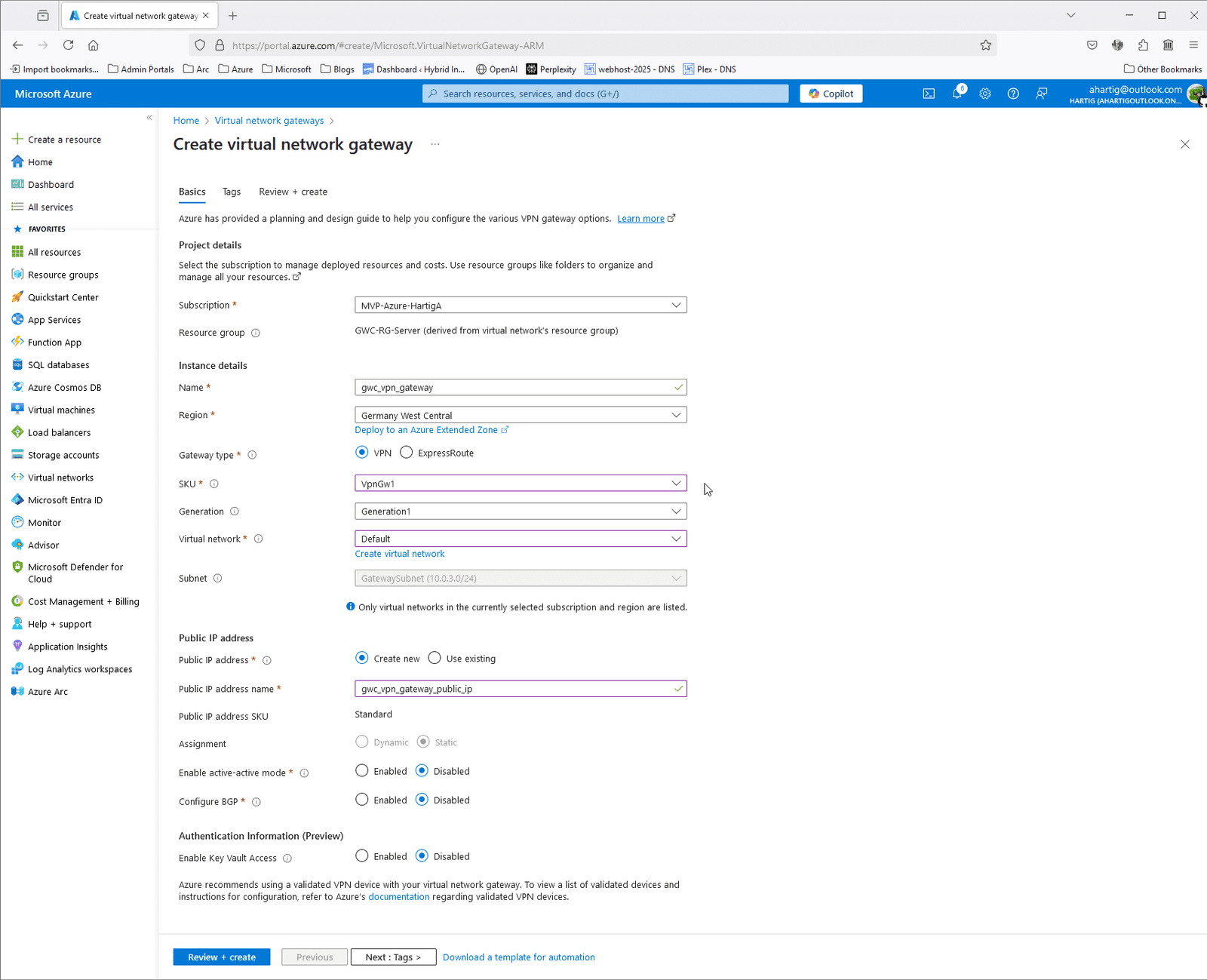 Connect Ubiquiti UniFi UDM to Azure VPN - Hybrid Infrastructure and ...