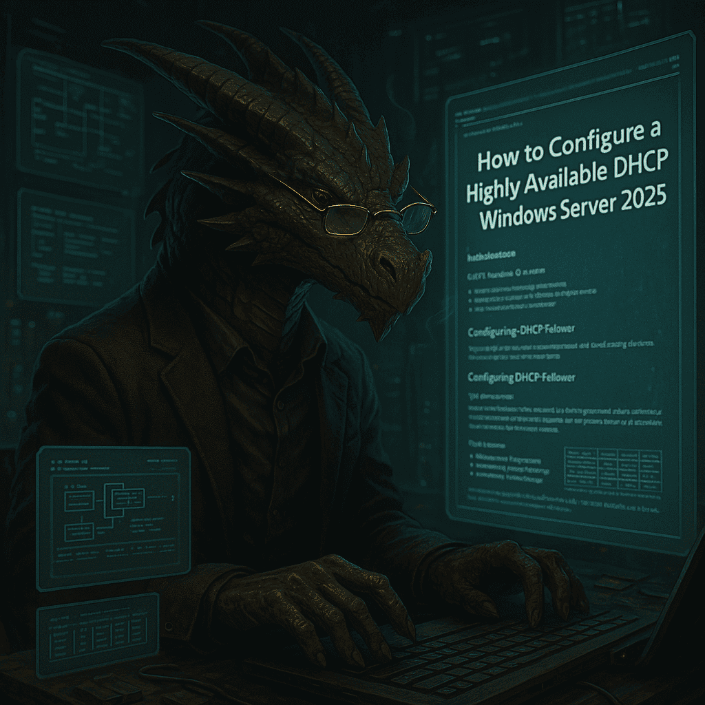Windows Server 2025 Part 8 Configuring Highly Available Dhcp