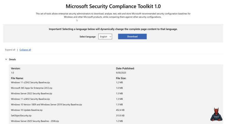 What are Microsoft Security Baselines for Windows Server 2025